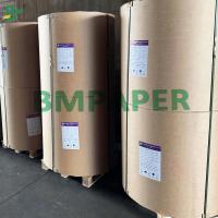 China White 43 - 45gsm Coated Paper For Yogurt Lids One Side Coated for sale