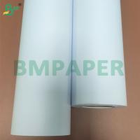 China 80gsm 1194mm*100m 2/3 Inch Core Size CAD Plotter Paper Rolls for sale