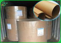 China Durable Food Grade Brown Paper / High Stiffness 400GSM Brown Packing Paper Roll for sale