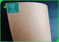 China Durable Large Craft Paper Roll , Recyclable White / Brown Kraft Paper Roll for sale