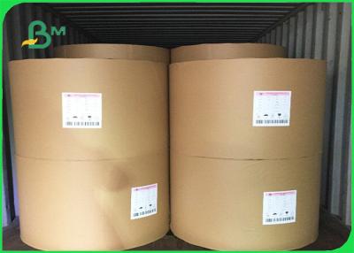 China Durable Large Craft Paper Roll , Recyclable White / Brown Kraft Paper Roll for sale