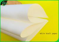 China 100% Virgin Pulp Reusable White Kraft Paper Roll For Making Paper Bags for sale