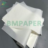 China 35gsm  40gsm White Color Greaseproof Paper For Fast Food Bags 390mm 532mm for sale