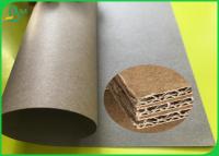 China Brown color Recycled Corrugated Kraft Paper Rolls 50g 70g Uncoated Kraft Paper for sale