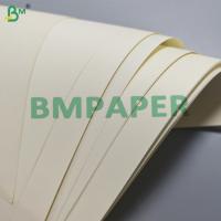 China 70gsm Uncoated High Bulky Cream Book Paper For Notebook Good Density 70 x 100cm for sale