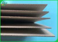 China High Thickness Grey Cardboard Sheets 1mm 1.5mm Uncoated Recycled Gray Board for sale