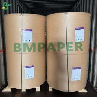 China 35g+6g PE Coated Brown Kraft Paper For Sugar Sachets 90cm 100cm Heat Sealable for sale