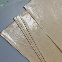 China 35g+6g PE Coated Brown Kraft Paper For Sugar Sachets 90cm 100cm Heat Sealable for sale