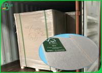 China High Smoothness Grey Cardboard Sheets Grade AAA 1.5mm 2.0mm 2.5mm For Packaging for sale