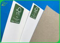 China Customized Coated Duplex Board Grey Back 100% Recycled Pulp Material 230G 250G 300G for sale