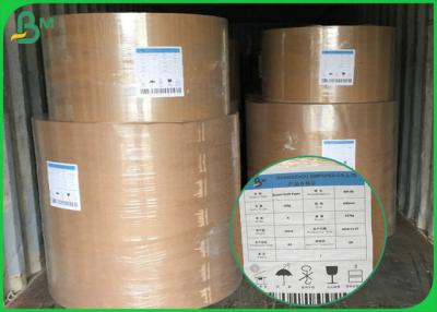 China Custom Unbleached Brown Kraft Paper Roll 250g - 400g For Wrapping Box for sale
