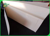 China Food Grade White Kraft Paper Roll / White Bleached Kraft Paper 260 GSM Free Sample for sale
