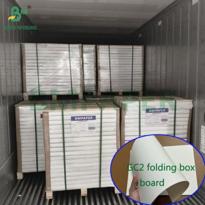 China 250g 300g 640 x 900mm Food Compliant GC2 folding box board For Frozen Foods for sale