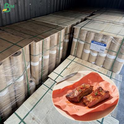 China 65gsm Unwaxed Pink Butcher Paper Roll For Smoking Meat & BBQ 18'' x 175 ft for sale