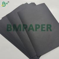 China 80gsm Double Sided Deep Matte Black Paper Sheets For Displays, Fade Resistant for sale