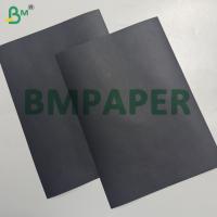 China 80gsm Double Sided Deep Matte Black Paper Sheets For Displays, Fade Resistant for sale