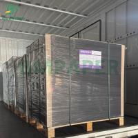 China 200gsm 250gsm Pure Wood Pulp Black Paper For Offset Printing 31 x 43inch for sale