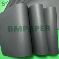 China Smooth surface 80gsm Black Cardstock Solid Core Double-Sided Black Card Paper for sale