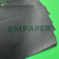China Smooth surface 80gsm Black Cardstock Solid Core Double-Sided Black Card Paper for sale