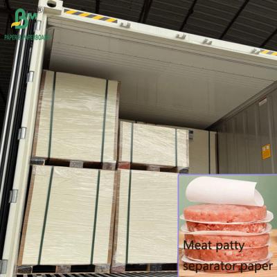 China 23gsm 25gsm Double Wax Coated Meat Patty Separator Paper  12
