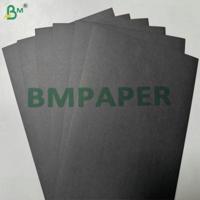China Extra Thick Rigid Cardstock 600gsm 800gsm Smooth Black Card for Luxury Packaging & Creative Projects for sale