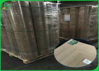 China High Stiffness Brown Kraft Paper Roll 80gsm 90gsm 100mm 110mm For Packaging Bags for sale