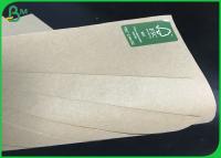 China High Stiffness Brown Kraft Paper Roll 80gsm 90gsm 100mm 110mm For Packaging Bags for sale