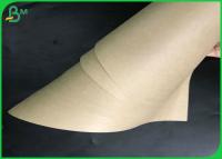 China 60gsm 120gsm Brown Kraft Paper Roll Food Grade Type For Making Straws for sale