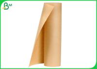 China Eco Friendly Large Kraft Paper Roll , 60 gsm 120gsm Food Grade Kraft Paper for sale