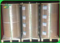 China Virgin White Kraft Paper Roll 40 - 120gsm With High Bursting Strength for sale