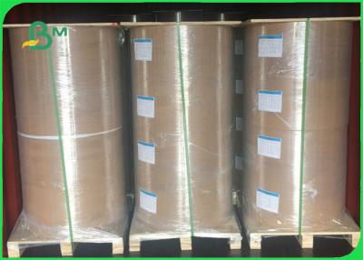 China Virgin White Kraft Paper Roll 40 - 120gsm With High Bursting Strength for sale