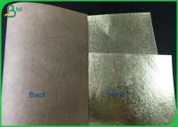 China Natural Fiber Pulp Brown Kraft Paper Roll , Waterproof Grey Kraft Paper 0.3mm 0.55mm for sale
