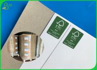 China Recycled Pulp White Coated Duplex Board 400g 61*61cm With White Coated for sale