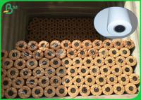 China 80gsm CAD Plotter Paper , 914mm * 50m White Paper Roll For Engineering Drawing for sale