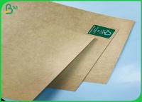 China 250gsm - 400gsm Brown Kraft Board , 70*100cm Brown Craft Paper Roll / Sheet for sale