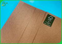 China Custom Size Kraft Paper Jumbo Roll , Brown Kraft Paper Roll 100g 200g for sale