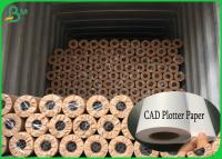 China 50gsm to 80gsm Large Format Rolls CAD Plotter Paper for inkjet printing for sale