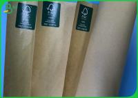 China EU Approved PE Coated 130G 170G Craft Paper Reel For Hotel Soap Packing for sale