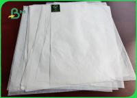 China Food Grade 28gsm 30gsm MG Kraft White Paper Eco - Friendly For Bags For Fast Food for sale