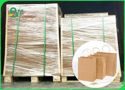 China 126gsm - 300gsm Recycled Good Stiffness Brown Kraft Paper For Packing for sale