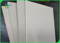 China Grade AAA 4mm 3mm 2.5mm Grey Board All Grey With Recycled Pulp Extensive Use for sale