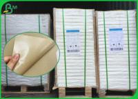 China 10G/ 12G PE Coated Glossy Paper Waterproof Brown Kraft Paper Coils 700MM 1000MM for sale