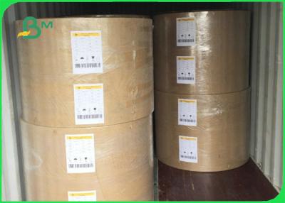 China One Side PE Coated Brown Kraft Paper Coils For Soap Wrapper 50g 60g Food Grade for sale
