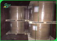 China FSC Approved 30-350gsm PE Coated Brown Kraft Paper Anti - Seize 50 / 100mm In Coils for sale