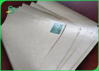 China FDA Certified 40gsm White And Brown Kraft Paper With PE Coated Waterproof for sale