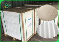 China FDA Certified 40gsm White And Brown Kraft Paper With PE Coated Waterproof for sale