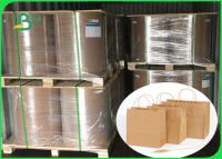 China 140 - 170g Good Stiffness One Side Printed White / Brown Kraft Paper For Packing for sale