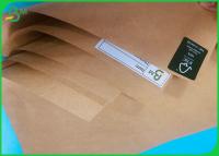 China Jumbo Roll Recycled Test Liner 160GSM Paper / Custom Size FSC Brown Packing Paper for sale