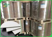 China Thickness 1 / 1.5 / 2.0 / 2.5mm Grey Cardboard Sheets Recycled Paper For Boxes for sale