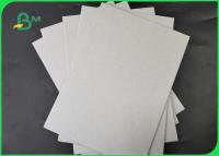 China Thickness 1 / 1.5 / 2.0 / 2.5mm Grey Cardboard Sheets Recycled Paper For Boxes for sale